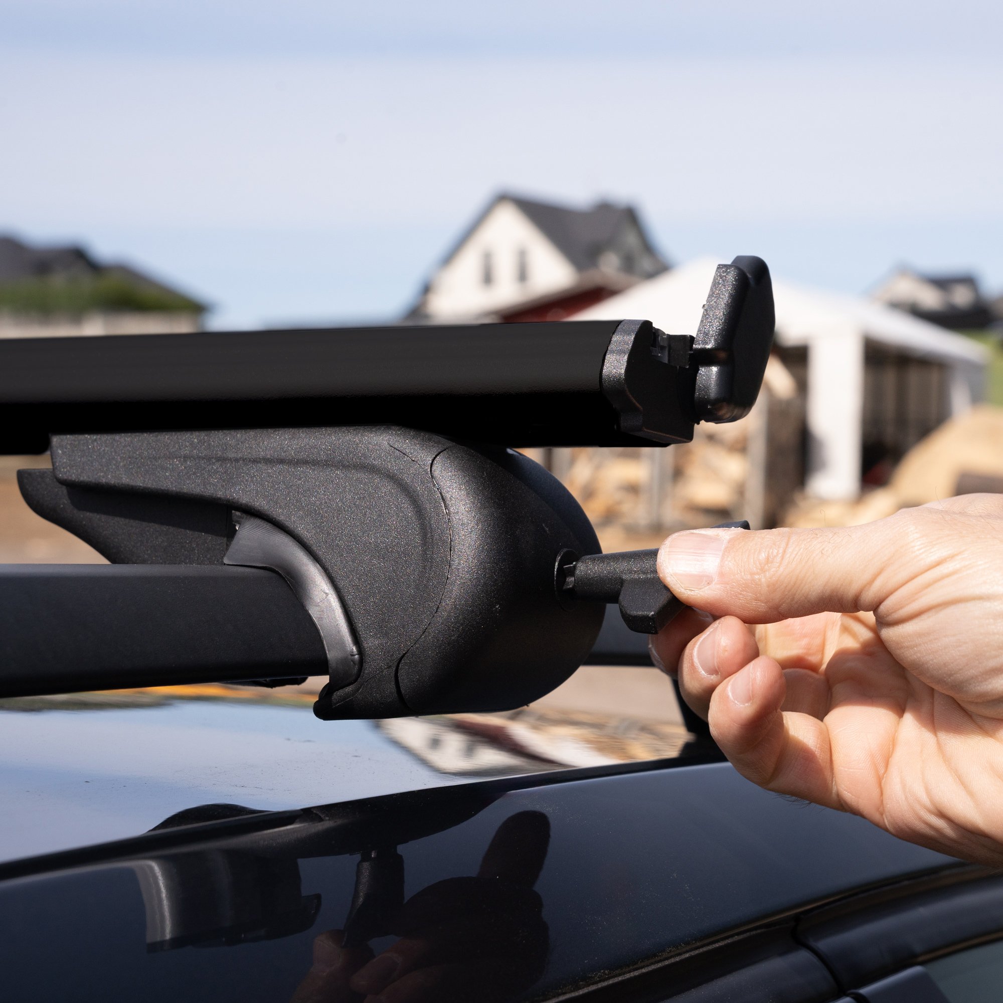 Galerie de toit pour Ford Bronco Sport I (CX430) 2020- Noir Peint ...