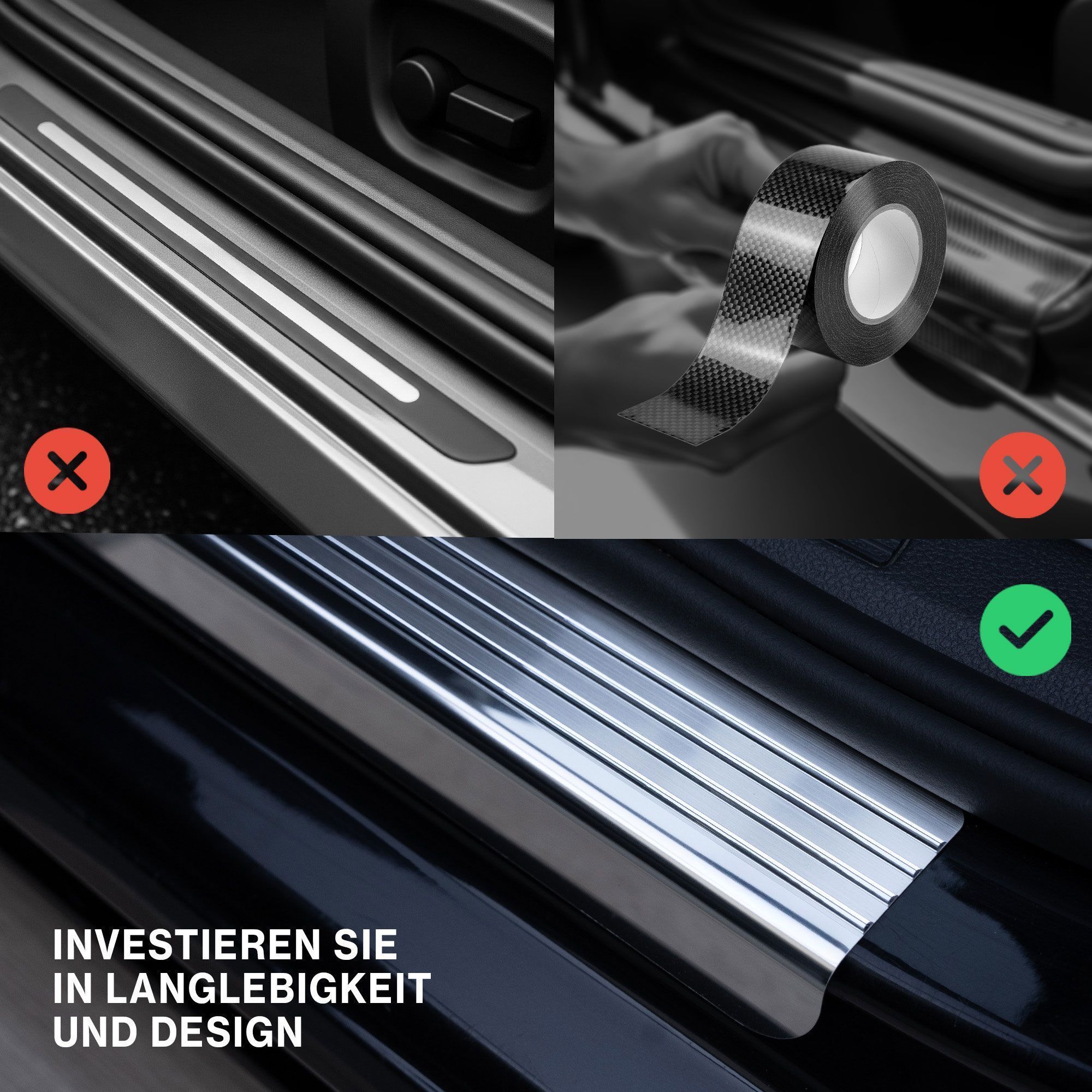 For Chery Omoda 5 I (T34) 2022- Brushed Silver Sill Trims | Polished ...